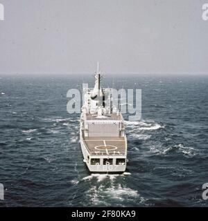 The S-Frigate Hr.Ms. Kortenaer (1978-1997) Vente a NATO SEAPARROW Stock Photo - Alamy