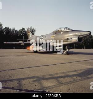 German Air Force Fiat G.91 on display in the Military History Museum in ...
