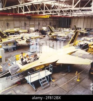 F-16 assembly in the breeding factory at Schiphol Stock Photo - Alamy