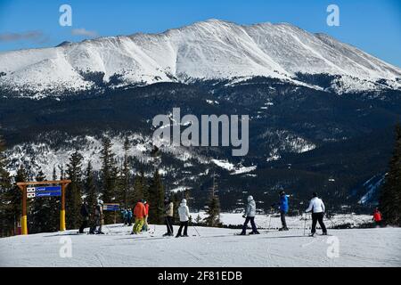 Breckenridge ski resort in the winter Stock Photo - Alamy