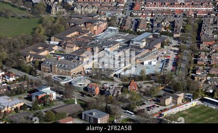 aerial view of Harrogate District Hospital, North Yorkshire Stock Photo ...