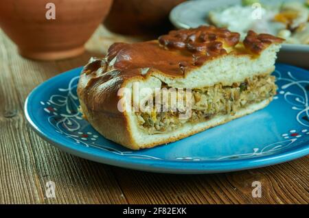 Kaalipiirakka - Finnish cabbage pasty Stock Photo - Alamy