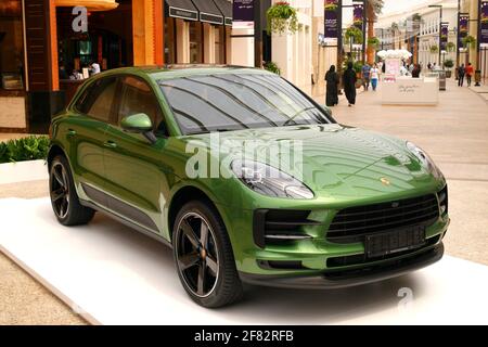Mamba green Porsche Macan prize in a raffle promotion, The Avenues Mall ...