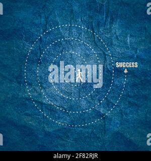 Business concept. Pathway from startup to success Stock Photo - Alamy