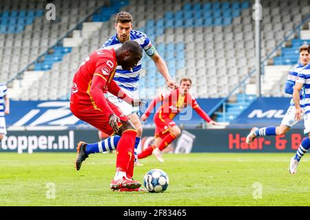 DOETINCHEM, NETHERLANDS - APRIL 11: Jacob Mulenga of Go Ahead Eagels ...