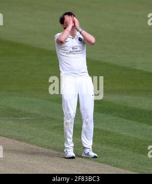 Middlesex's Ethan Bamber during the LV= Insurance County Championship ...