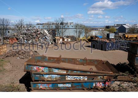 Scrapyard, Edinburgh Scotland Stock Photo - Alamy