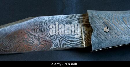 The art of forging Damasked Steel was invented in the Middle Ages in ...