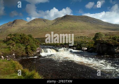 Delphi valley on the Wild Atlantic Way in Mayo in Ireland Stock Photo ...