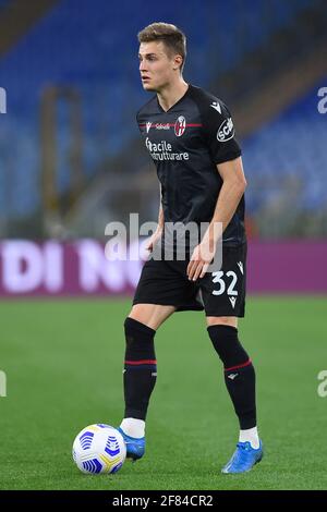Rome, Italy. 11th Apr, 2021. The olimpico stadium at the Roma vs ...