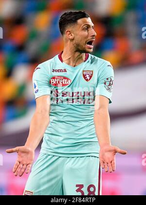 Rolando Mandragora (Torino) portrait during Udinese Calcio vs Torino FC ...
