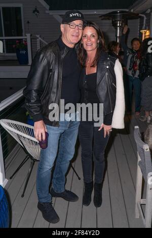 Keith Lippert and Connie Ventura-Lippert attend Artist Luciana ...