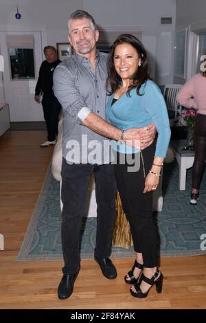 Luciana Pampalone and Mercedes Colwin attend Artist Luciana Pampalone ...