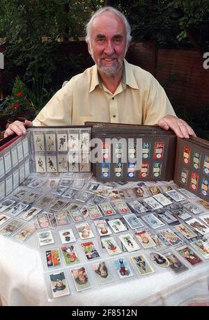 JOHN WALTON OF FARNBOROUGH WITH PART OF HIS 100 YEAR OLD COLLECTION OF ...