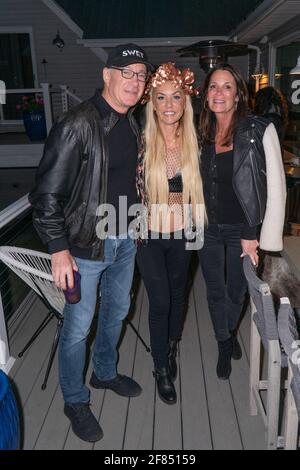 Keith Lippert and Connie Ventura-Lippert attend Artist Luciana ...