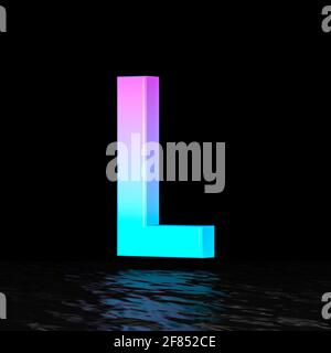 Cyan magenta font Letter Z 3D Stock Photo - Alamy