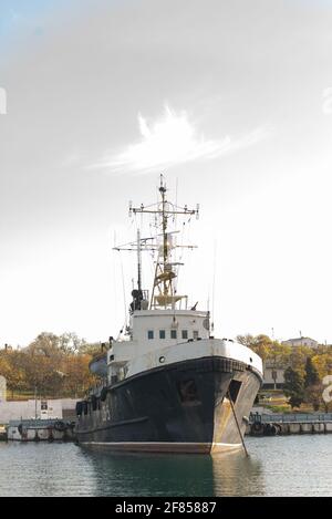Sevastopol. Crimea. Autumn 2020. The SB-5 rescue tug of Project 714 is ...