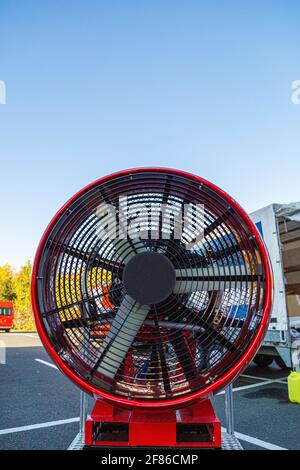 Modern turbo propeller motor close up view Stock Photo - Alamy