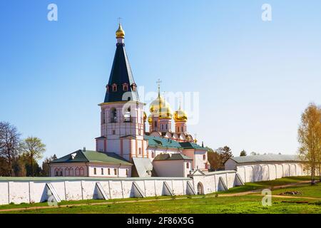 Valday Iversky Monastery in the Novgorod region, Russia. Monastery was ...