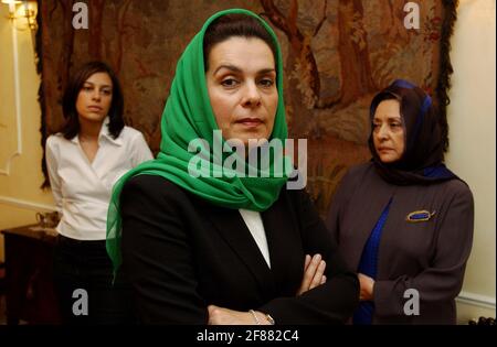 FATIMA GAILANI (CENTRE) WITH HER DAUGHTER HOMAIRA NASSER ZIA AND HER ...