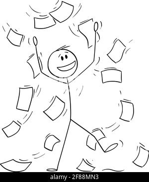 Office paper documents. Work papers pile, document folders and ...