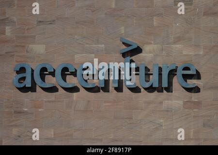 Dublin, Ireland. 10th Apr, 2021. A sign 'To Let' seen next to Google ...