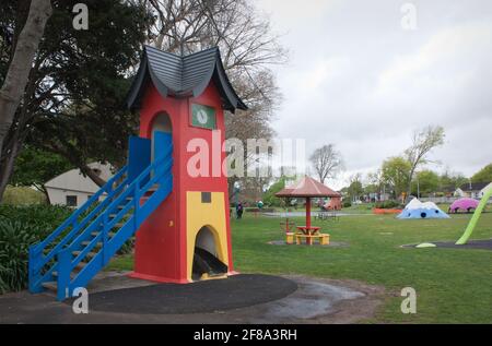 Wanganui, New Zealand - October 6 2017: Kowhai Park a vibrant childrens ...