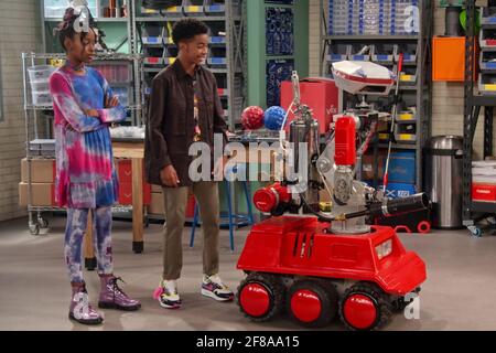 FAMILY REUNION, from left: Isaiah Russell Bailey, Jordyn Raya James ...