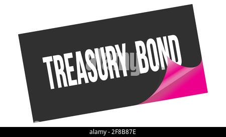 TREASURY BOND text on black grungy round vintage stamp Stock Photo - Alamy