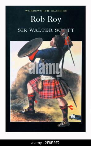 Book cover "Rob Roy" by Sir Walter Scott Stock Photo - Alamy