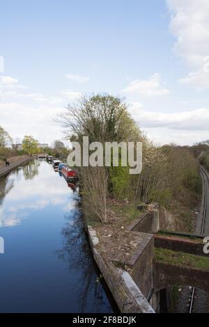 Three Bridges World Heritage site, Windmill Lane, Hanwell, London, U.K ...