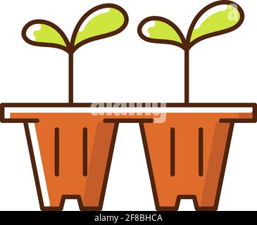 Seedling trays icon Stock Vector Image & Art - Alamy