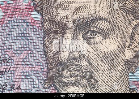 Fragment of Ukrainian 10 hryvnia banknote for deign purpose Stock Photo ...