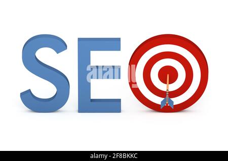 Target icon isolated on 3d cyan blue round button abstract illustration ...