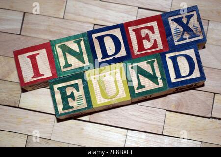 Business Trade Terms in Wooden blocks Stock Photo - Alamy