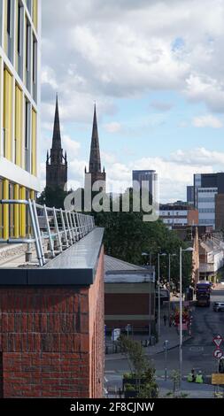 Coventry Cathedral Spires Stock Photo - Alamy