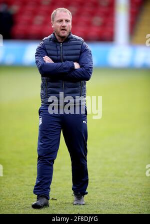 Tranmere Rovers manager Ian Dawes during the EFL Sky Bet League Two ...