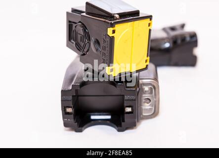 A Taser x26 electric voltage stun gun Stock Photo - Alamy