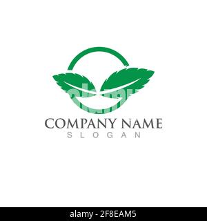 Mint leaves flat vector color icon template Stock Vector Image & Art ...