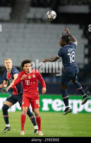 Moise Kean of PSG during the UEFA Champions League match at Old ...