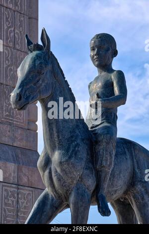 In Independence Square in Almaty Taken @Almaty, Kazakhtan Stock Photo ...