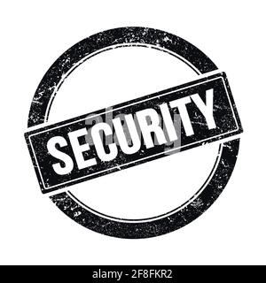 SECURITY text on black grungy rectangle stamp sign Stock Photo - Alamy
