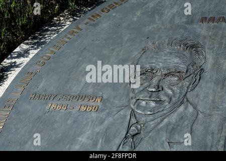 Massey Ferguson factory memorial plaque, Bannerbrook Park, Tile Hill ...