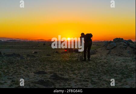 sunset time in jeddah corniche Stock Photo - Alamy