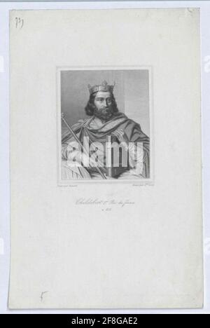 Childebert I, King of Franconia Stock Photo - Alamy