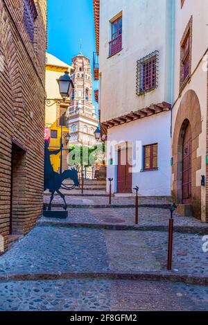 Replica of Torre de Utebo in Poble Espanyol - Spanish Village in ...