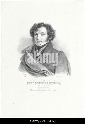 Giovanni Battista Rubini, an Italian opera singer, is depicted here in ...