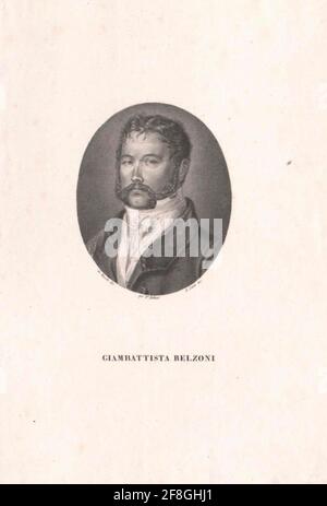Giovanni Battista Belzoni, an early 19th-century explorer and ...