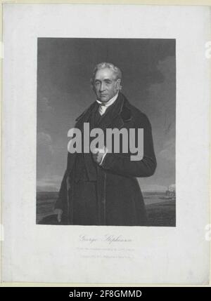 George Stephenson, inventor and pioneer of the railway transport ...