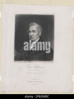 George Stephenson, inventor and pioneer of the railway transport ...